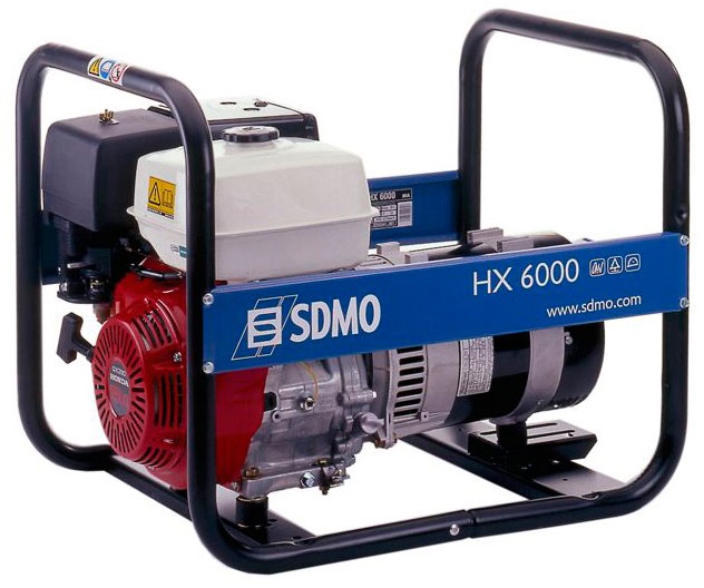 Генератор бензиновый SDMO HX 6000 (5 кВт) в интернет-магазине 220volt в ...